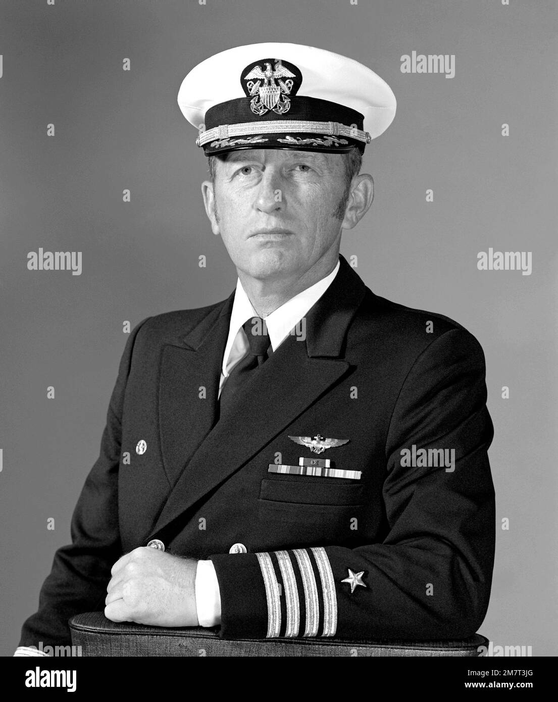 CAPT Gary L. Engee, USN (covered). Country: Unknown Stock Photo - Alamy