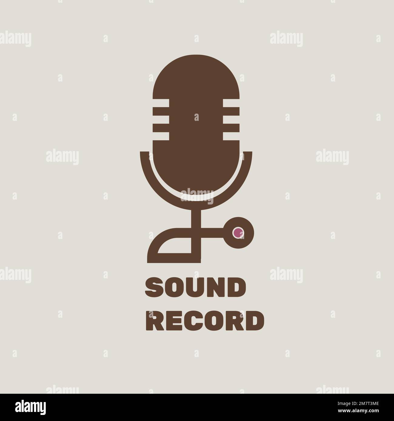 Illustrated microphone hi-res stock photography and images - Alamy