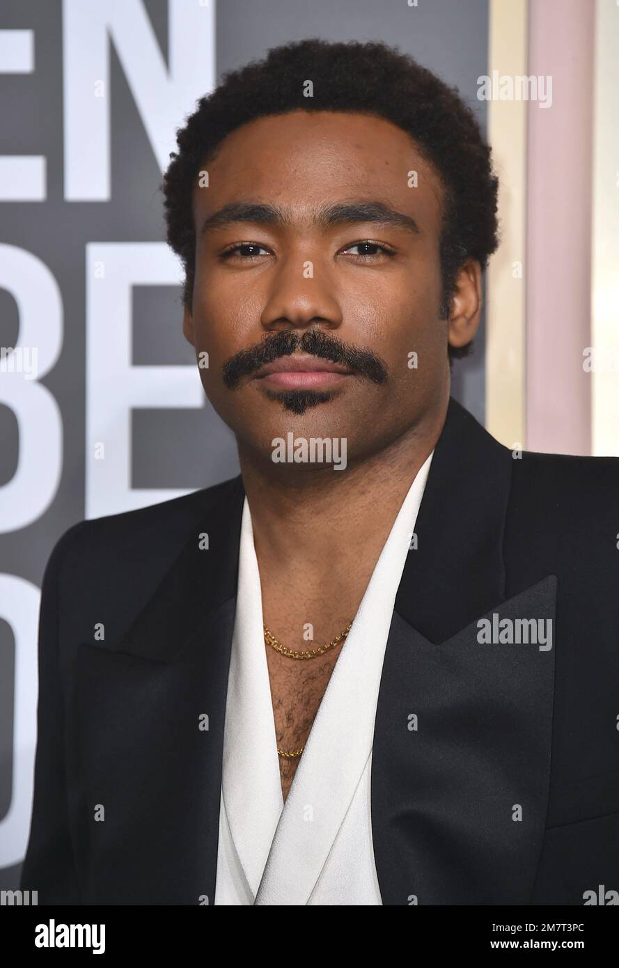 Donald Glover arrives at the 80th annual Golden Globe Awards at the ...