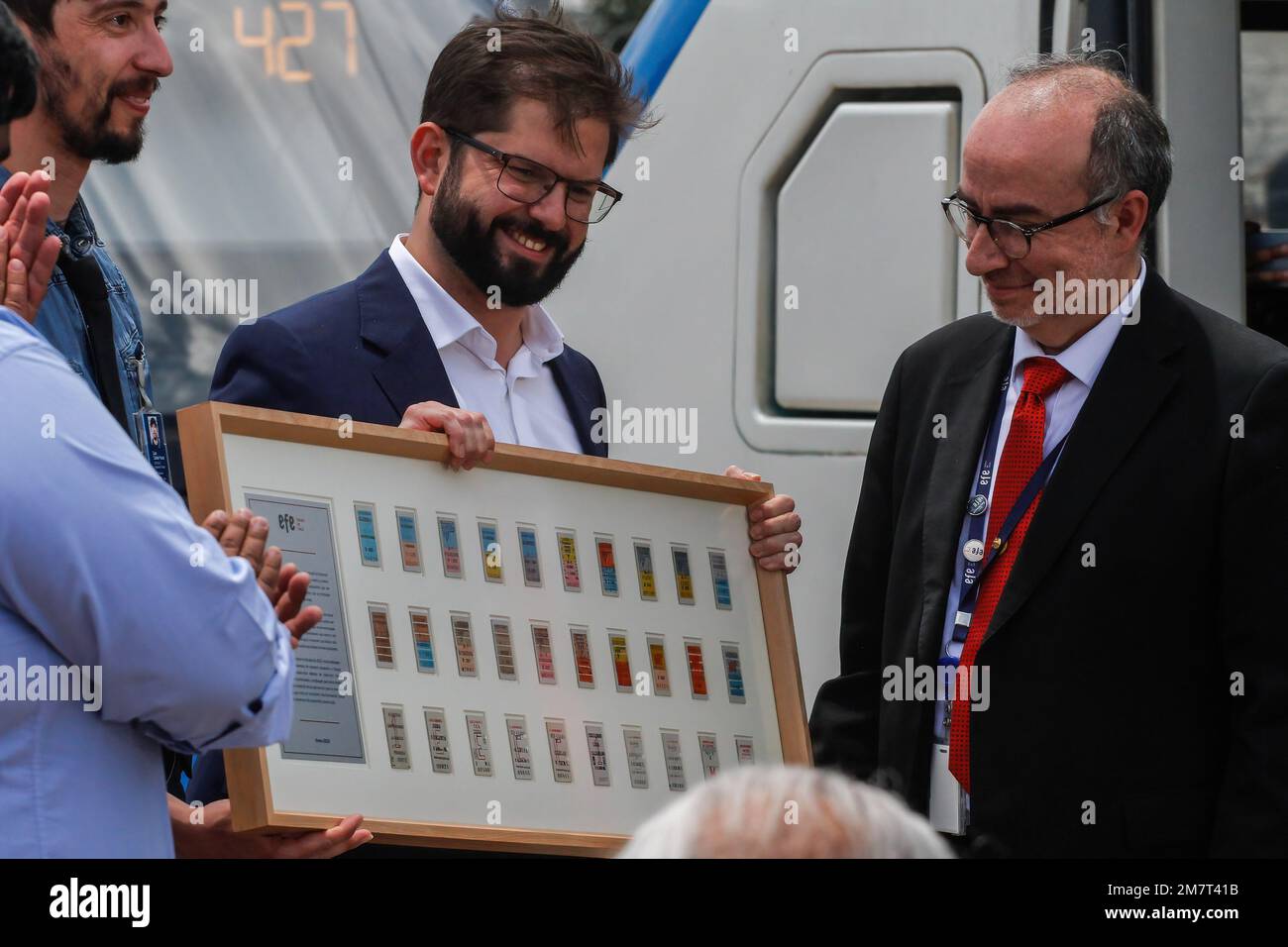 Gabriel boric font hi-res stock photography and images - Alamy