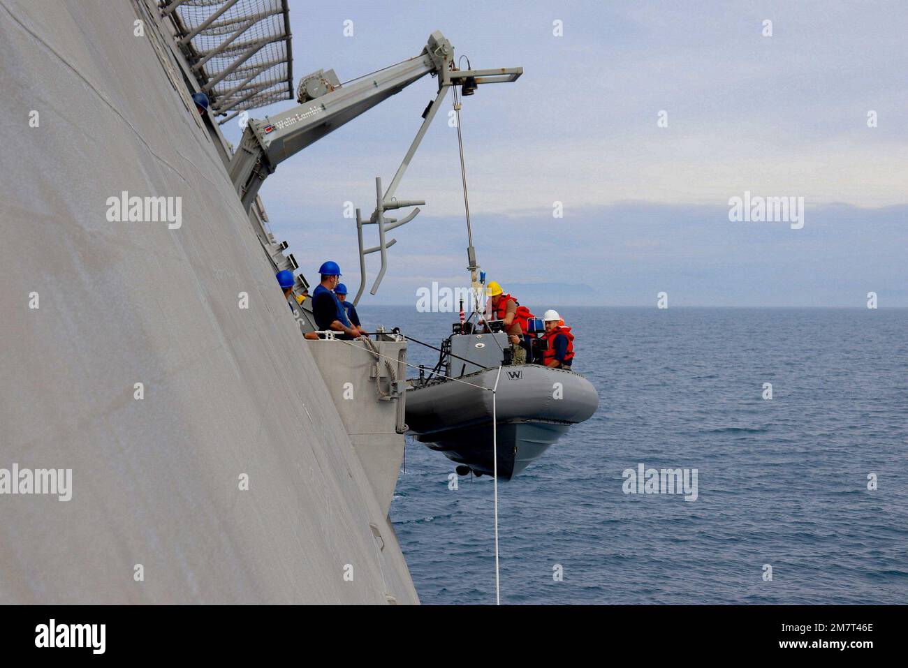 220512-O-NR876-622 SEA OF JAPAN (May 12, 2022) Sailors prepare to ...