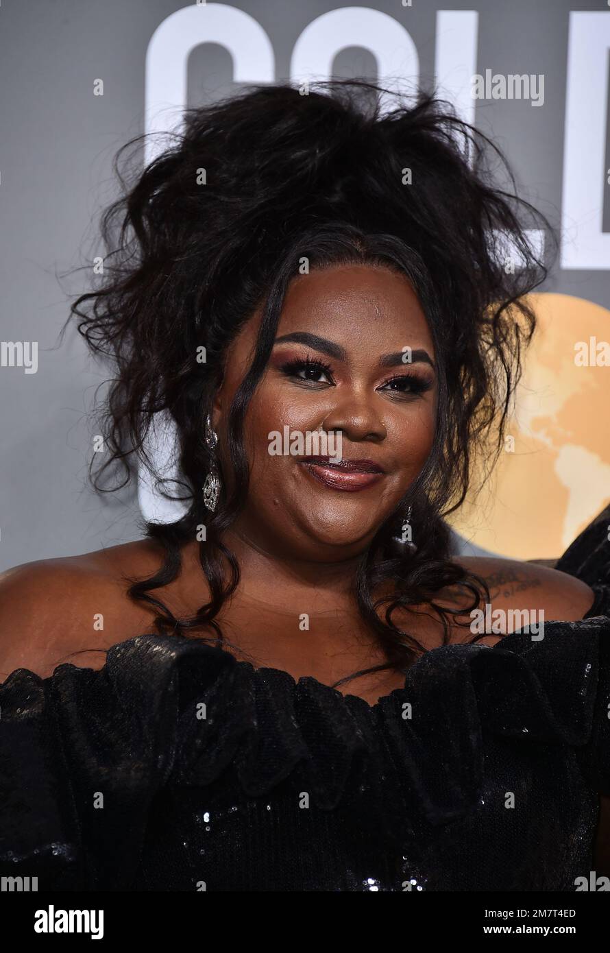 Nicole Byer arrives at the 80th annual Golden Globe Awards at the ...