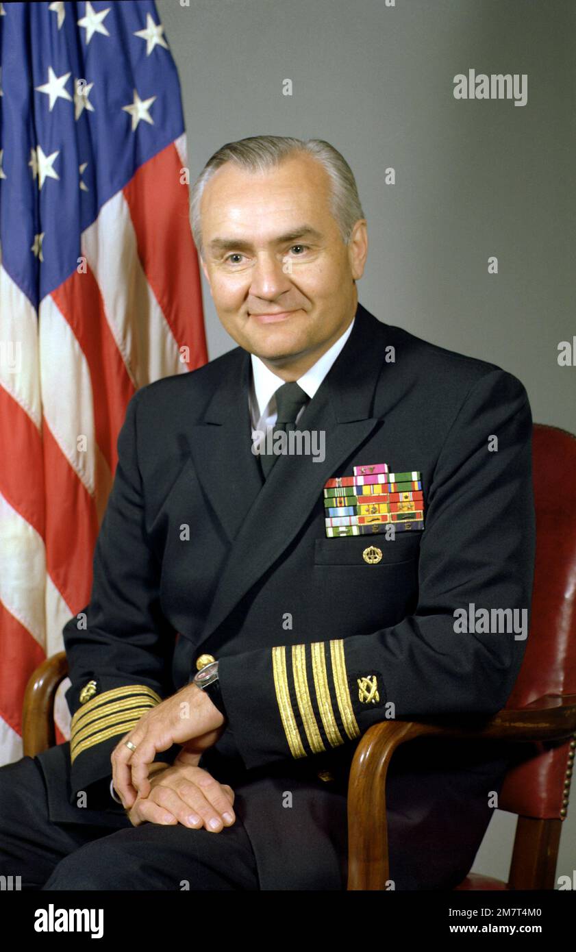 CAPT Jack C. Rickels, USN (uncovered). Country: Unknown Stock Photo - Alamy