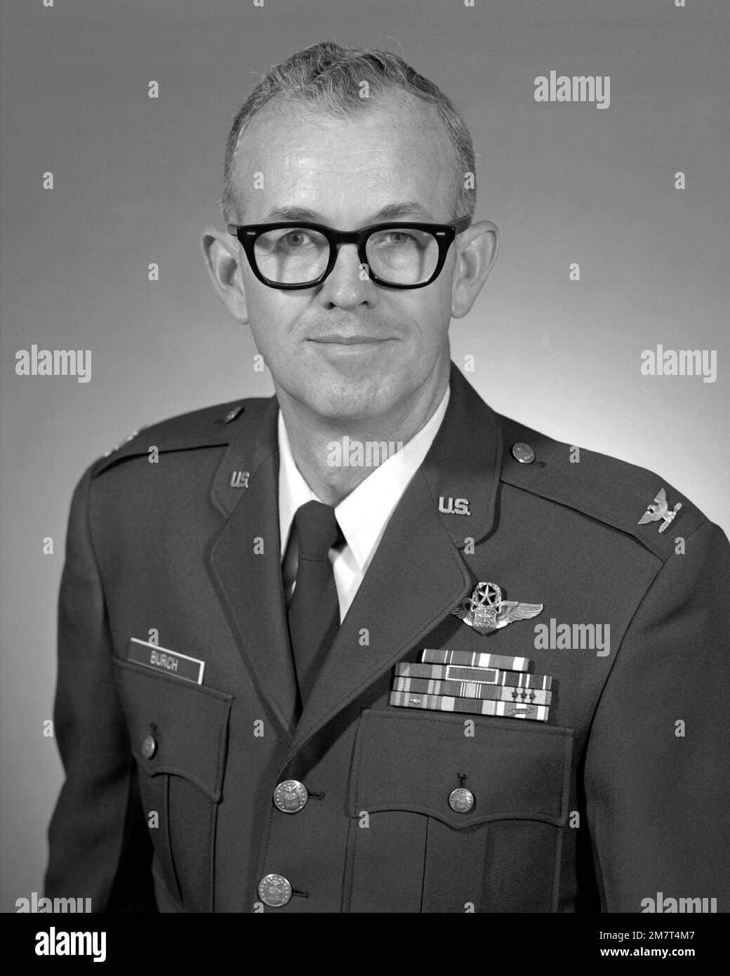 COL John T. Burch, USAF. Country: Unknown Stock Photo - Alamy