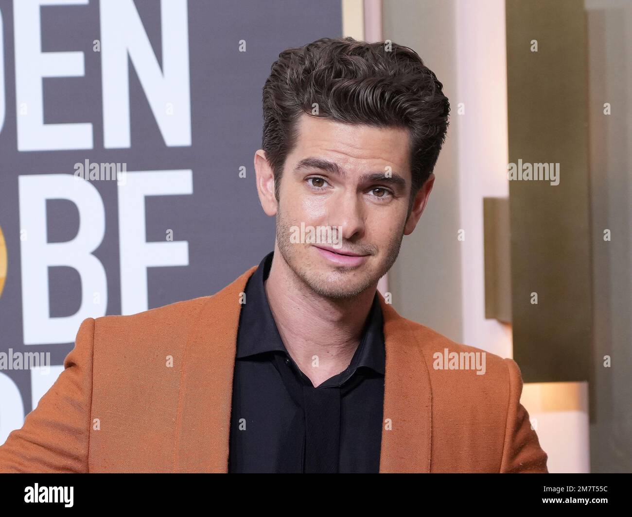 Los Angeles, USA, 10/01/2023, Andrew Garfield arrives at the 80th ...