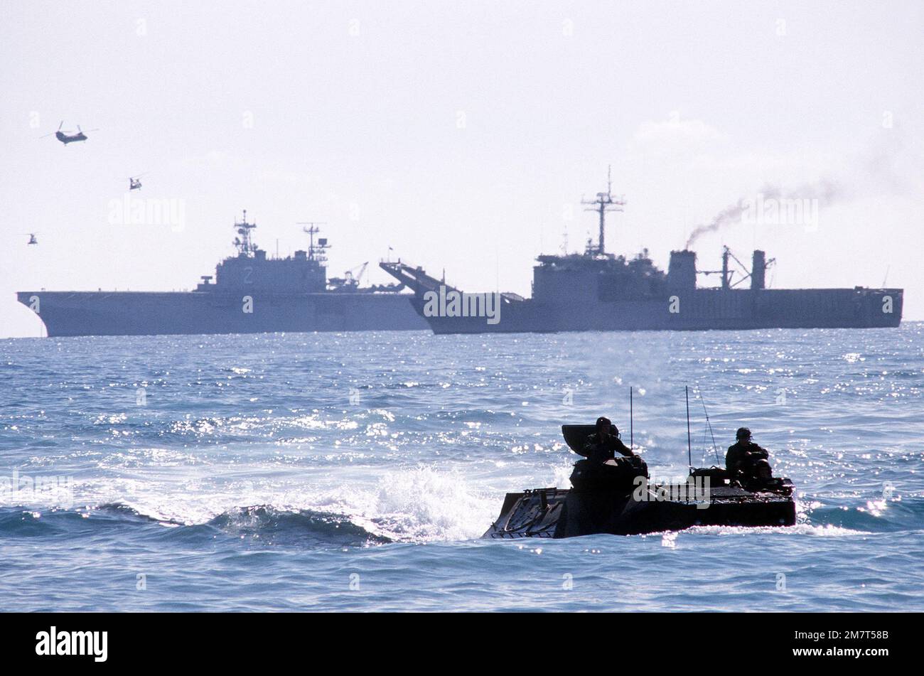 Marines from the 1ST Plt., Co. D, 2nd Assault Amphibious Bn., Camp ...