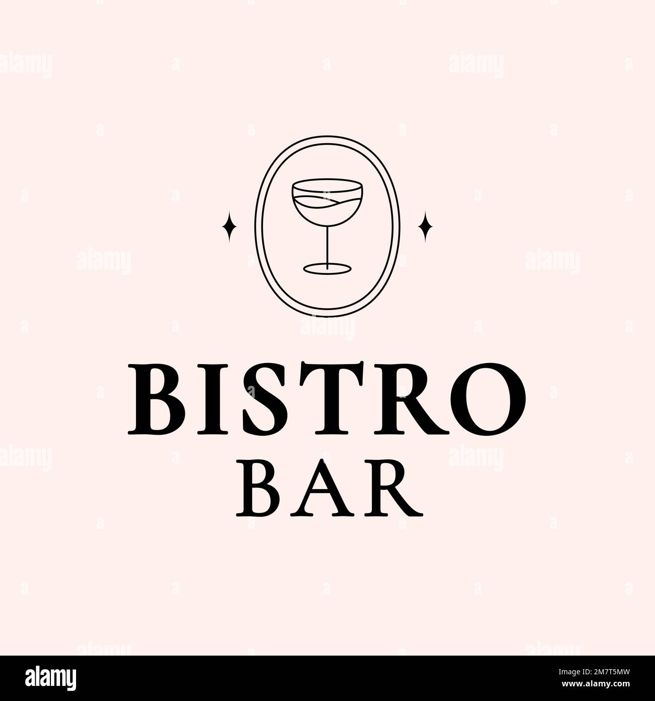 Bistro and bar Stock Vector Images - Alamy
