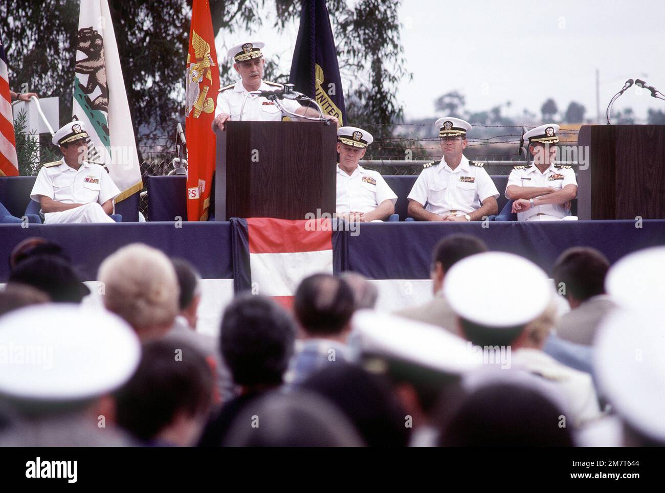 Vice Adm. J.W. Cox, chief, Bureau of Medicine and Surgery and surgeon ...
