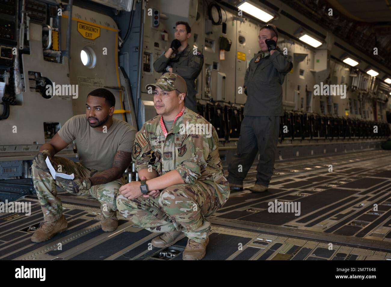 U.S. Air Force loadmaster from the 535th and 204th Airlift Squadrons ...