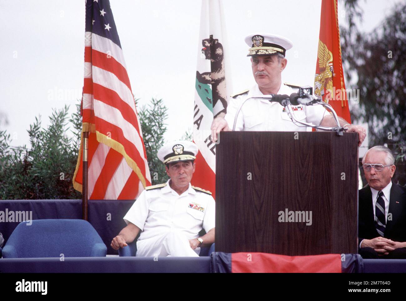 Vice Adm. J.W. Cox, chief, Bureau of Medicine and Surgery and surgeon ...