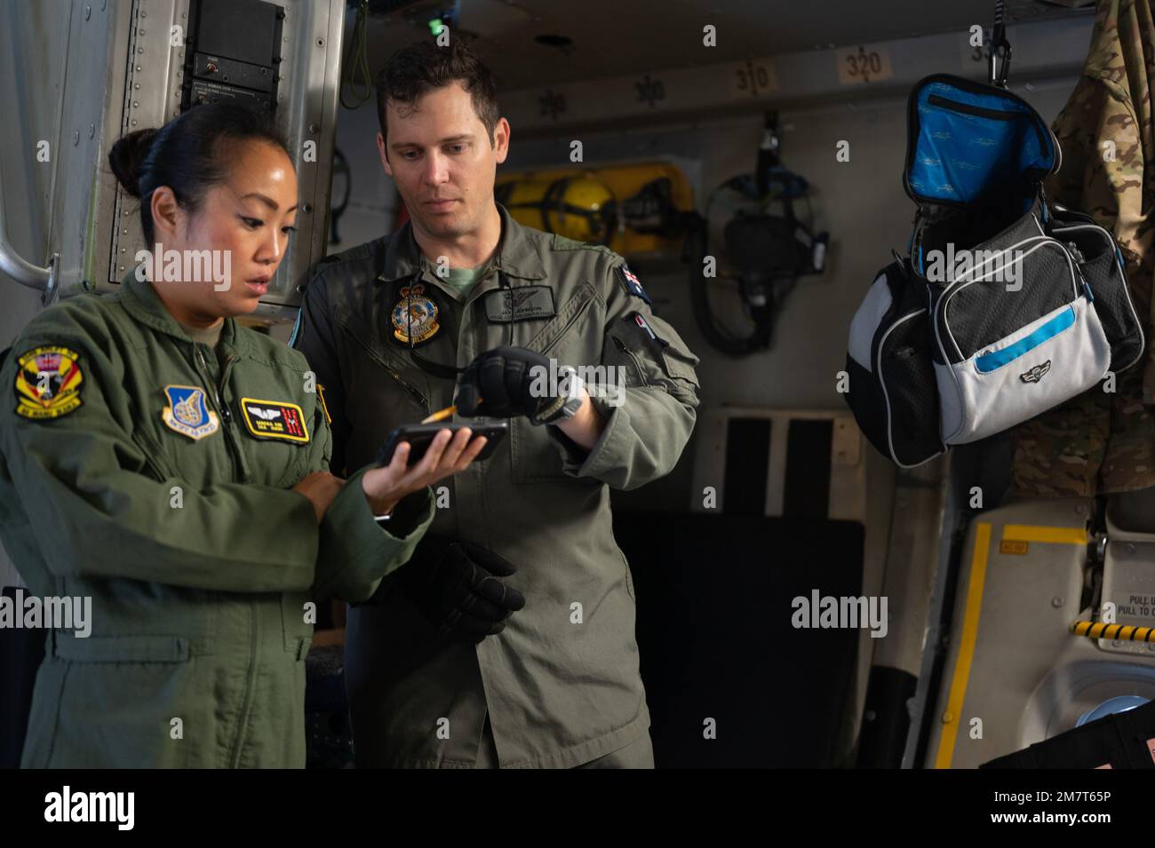 U.S. Air Force Senior Airman Sandra Kim, 204th Airlift Squadron ...