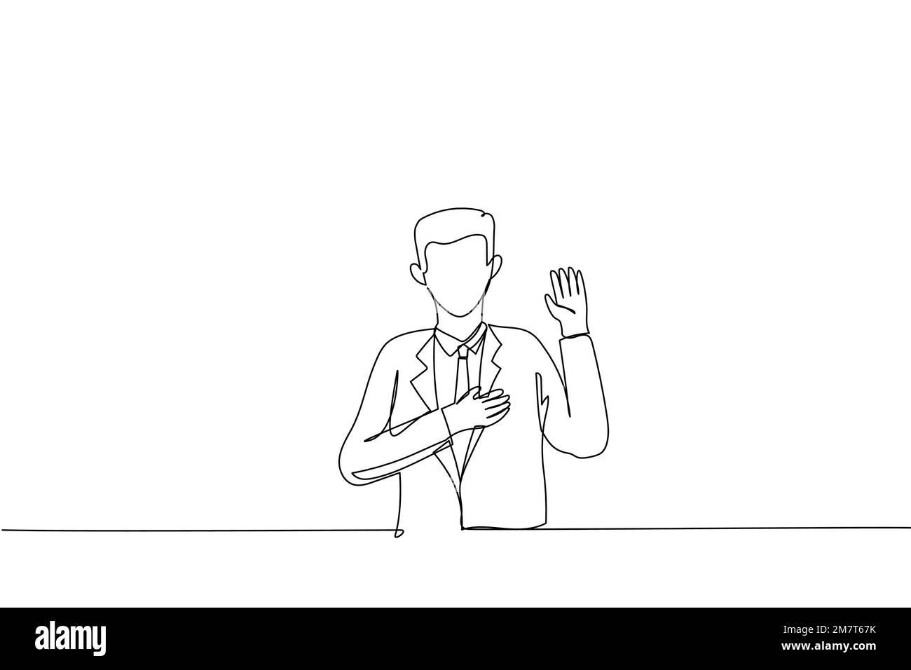 Sincere pledge Stock Vector Images - Alamy