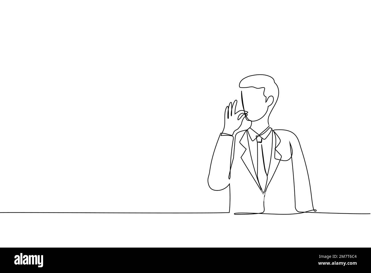 Cartoon of Young male enterpreneur in white uniform shirt posing making ...