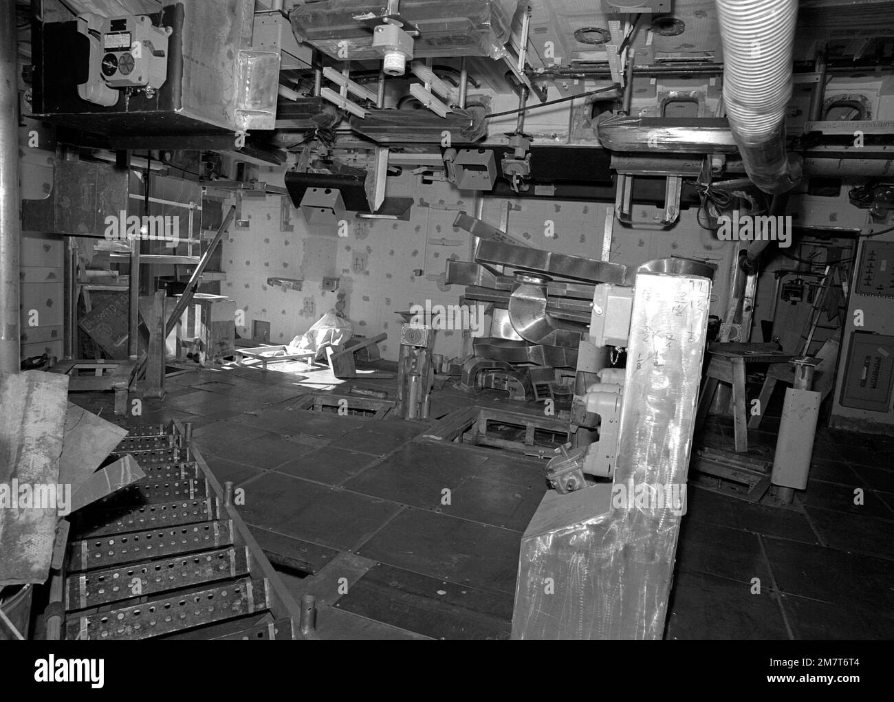 The combat information center aboard the guided missile frigate ...