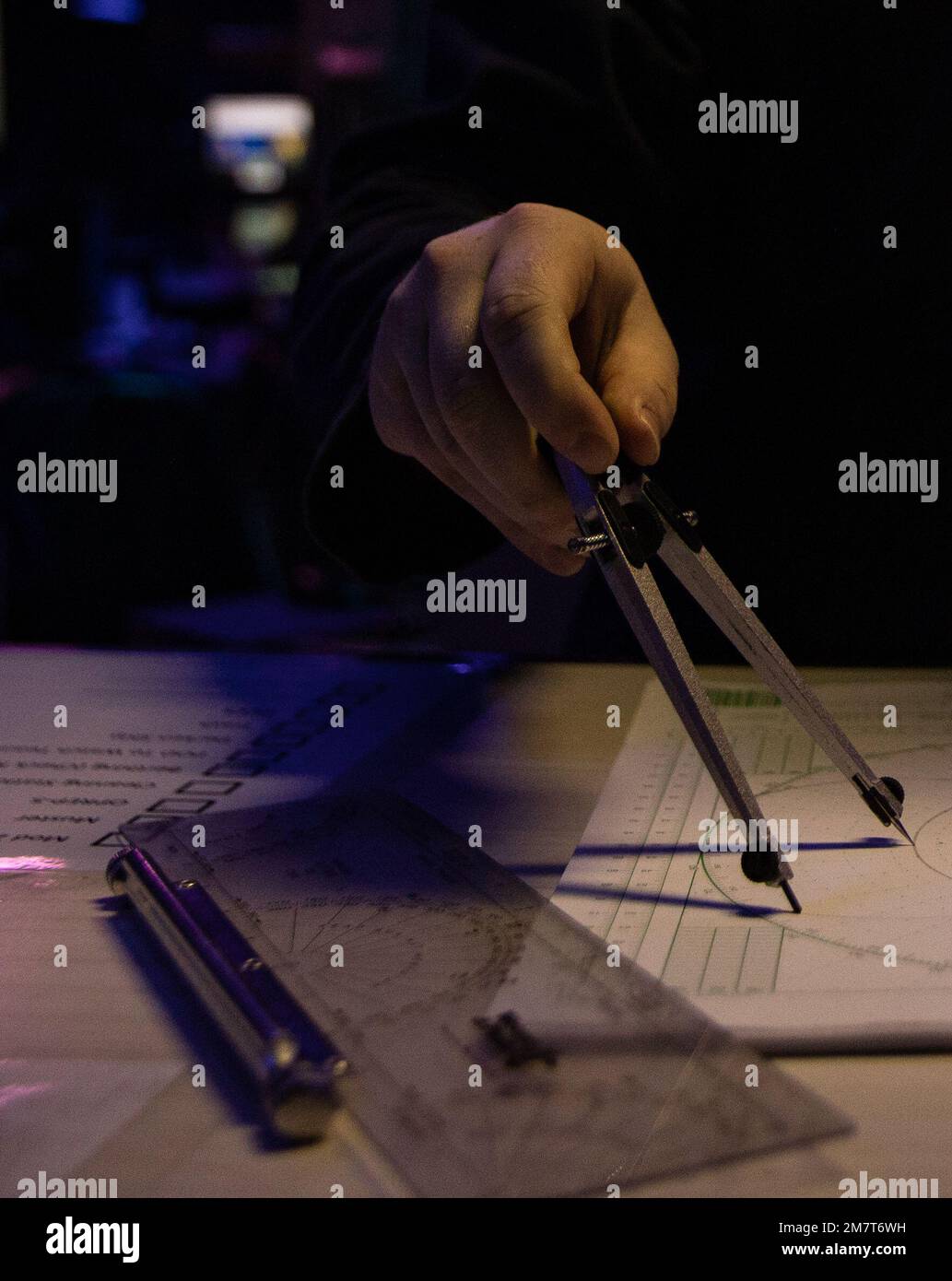 PHILIPPINE SEA (May 12, 2022) Operations Specialist 2nd Class Conner ...