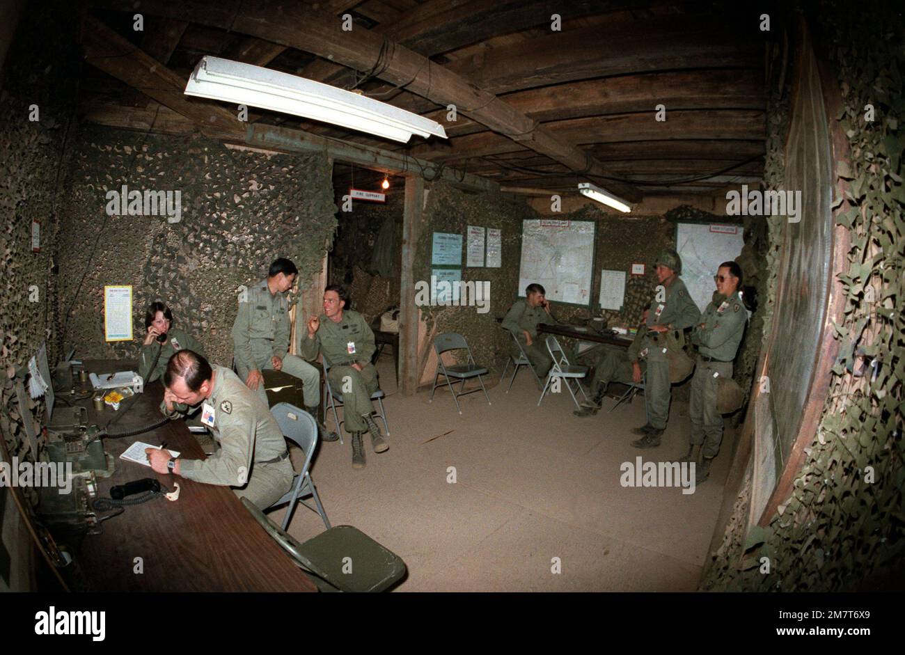 An interior view of the 2nd Brigade, 25th Infantry Division, Tactical ...