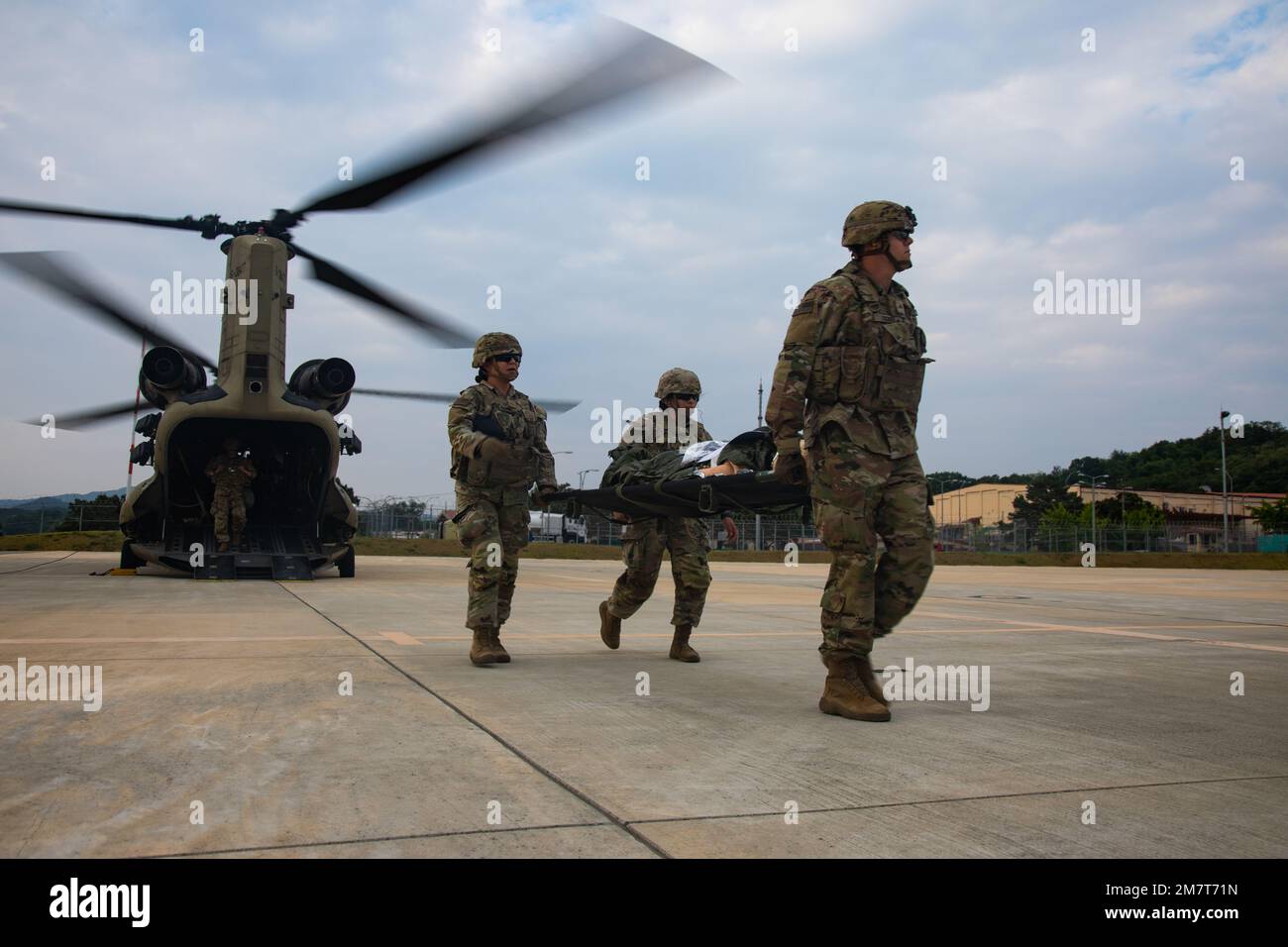 Soldiers train potential real life military medical tasks and ...