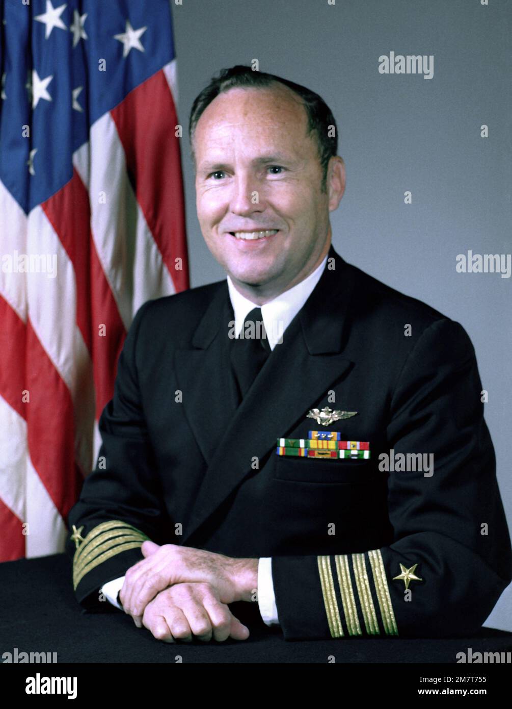 CAPT Dennis C. Glover, USN (uncovered). Country: Unknown Stock Photo ...