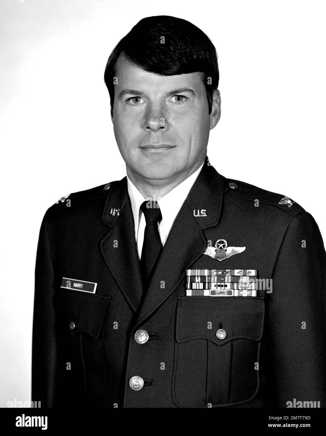 COL William T. Harry, USAF (uncovered). Country: Unknown Stock Photo ...