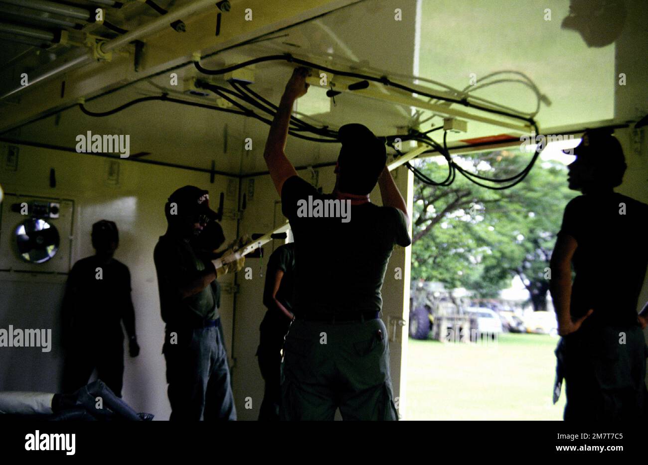 Interior view of one of the new modular, hard-walled, expandable ...