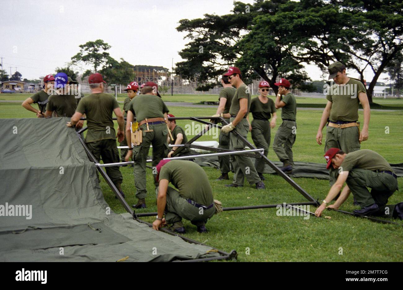 The new TEMPER (Tent, Expandable, Modular, Personnel) tent is erected ...