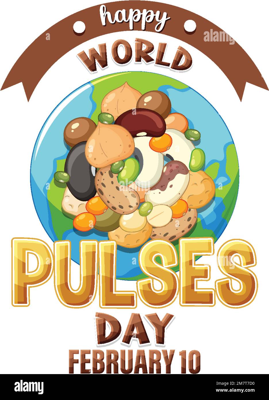 World Pulses Day Banner Design illustration Stock Vector Image & Art ...