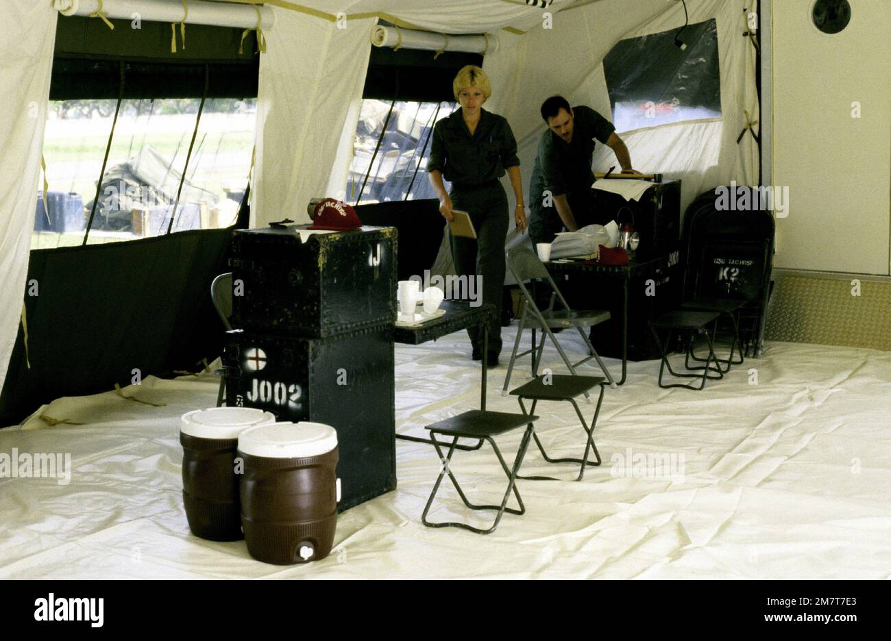 Interior view of The new TEMPER (Tent, Expandable, Modular, Personnel ...