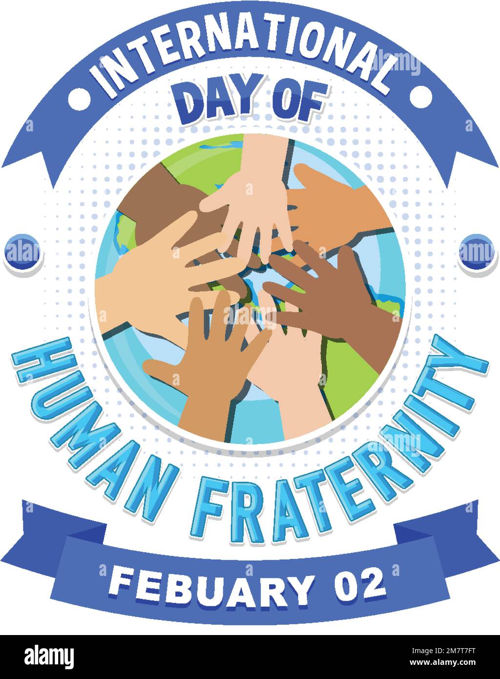 International day of human fraternity illustration Stock Vector Image ...