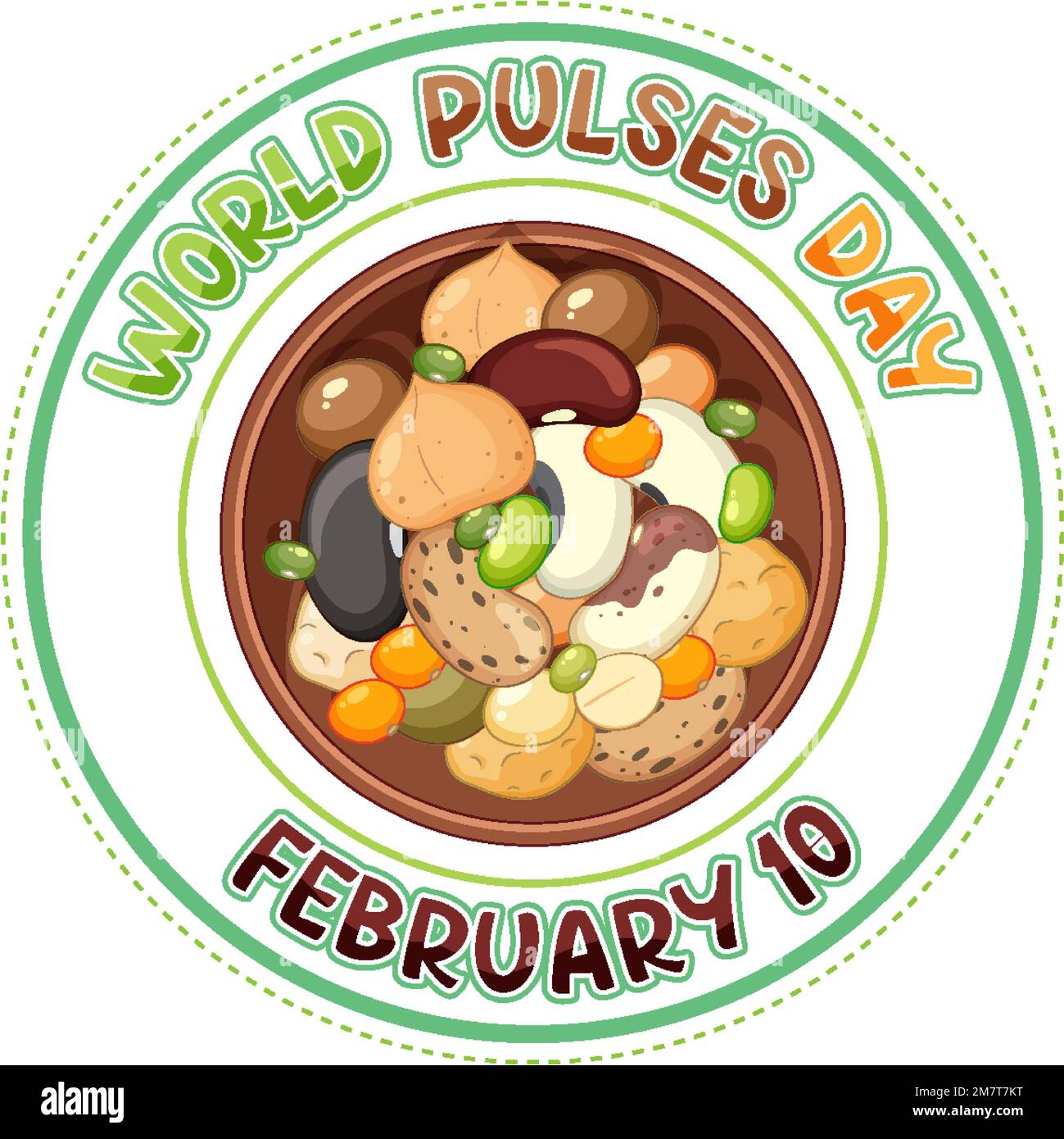 World Pulses Day Banner Design illustration Stock Vector Image & Art ...