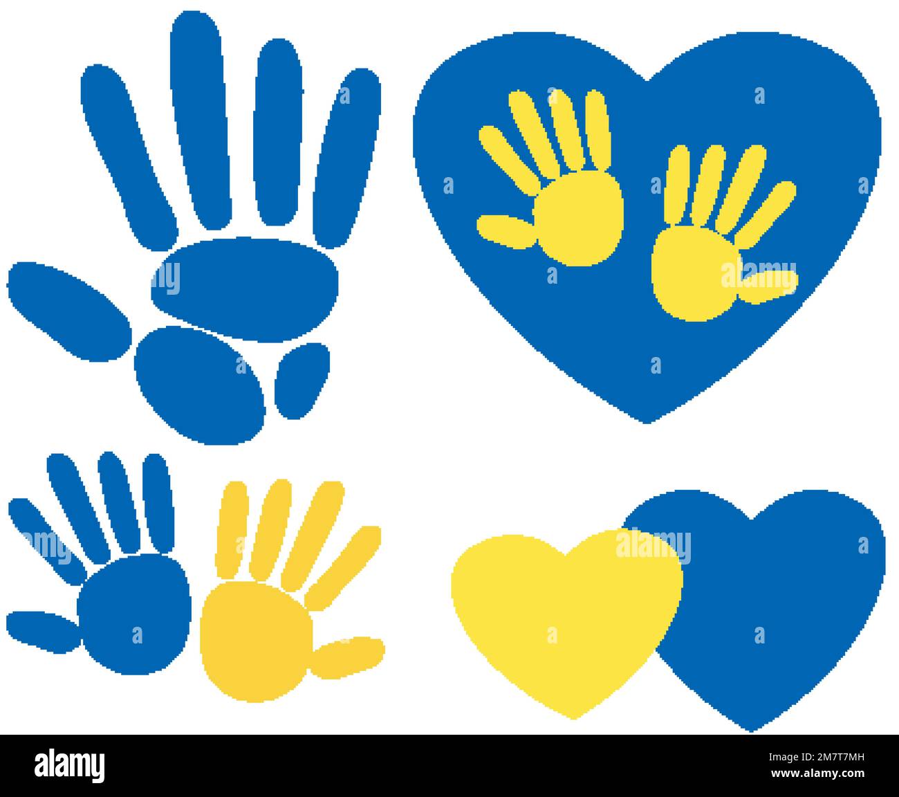 World Down Syndrome Day elements set illustration Stock Vector Image ...