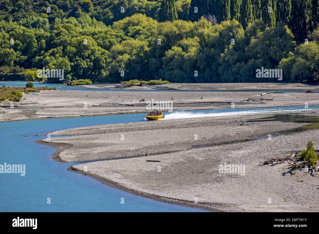 Jetboat on Shotover River, Queenstown, New Zealand, Wednesday, December ...