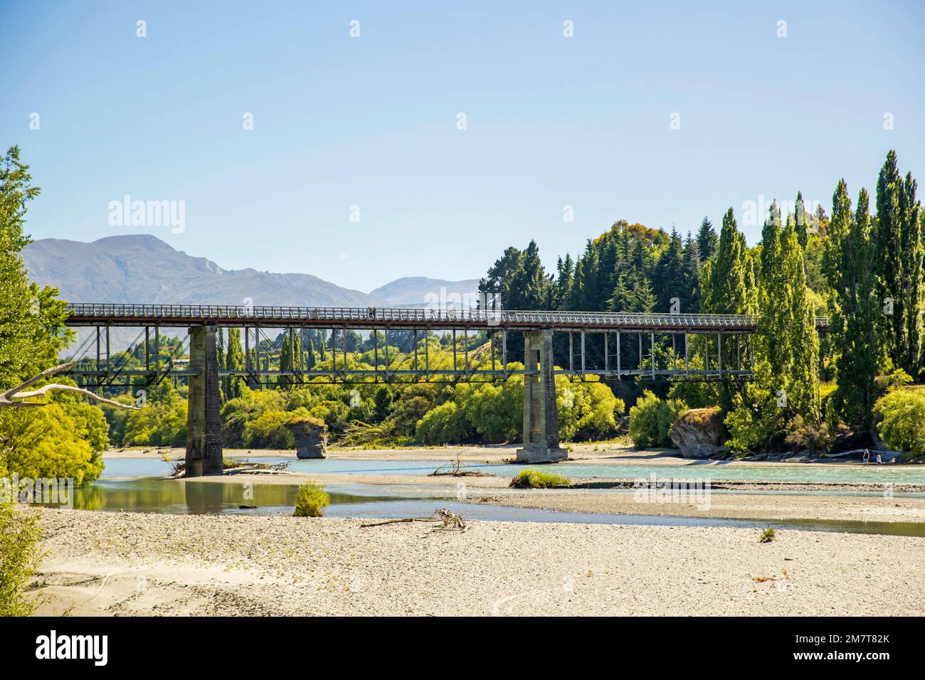 Compound pratt truss bridge hi-res stock photography and images - Alamy