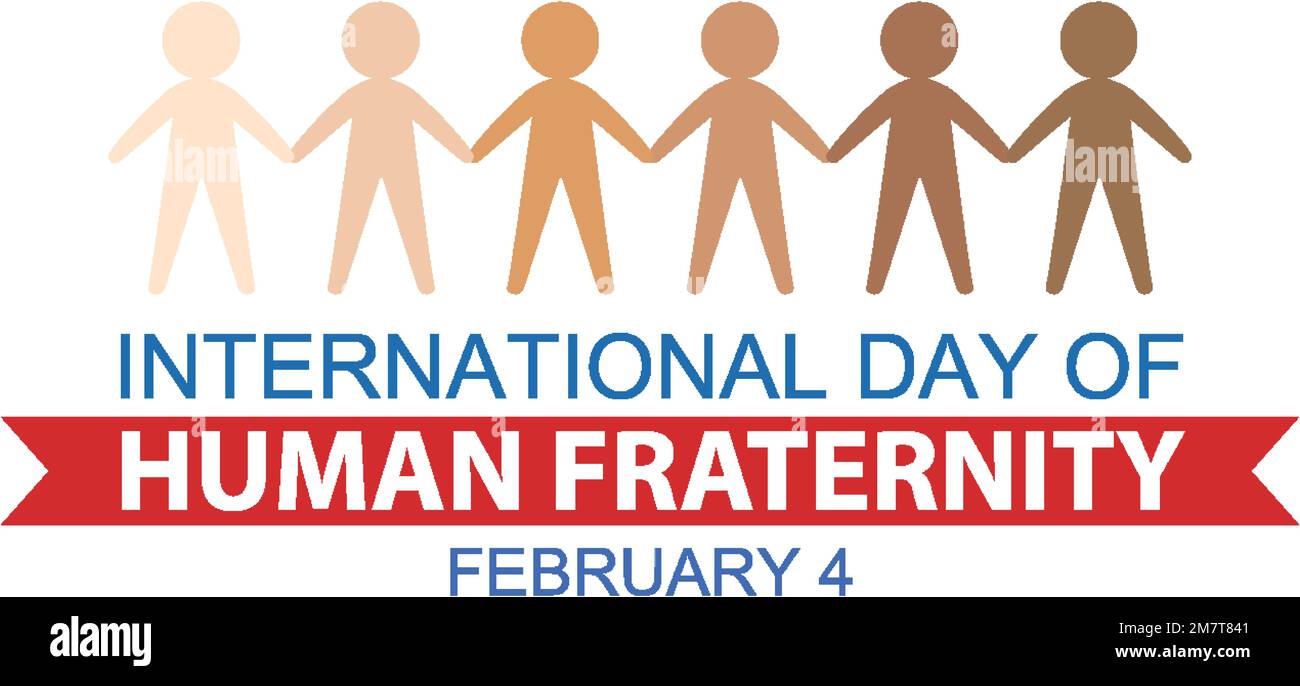 International day of human fraternity illustration Stock Vector Image ...