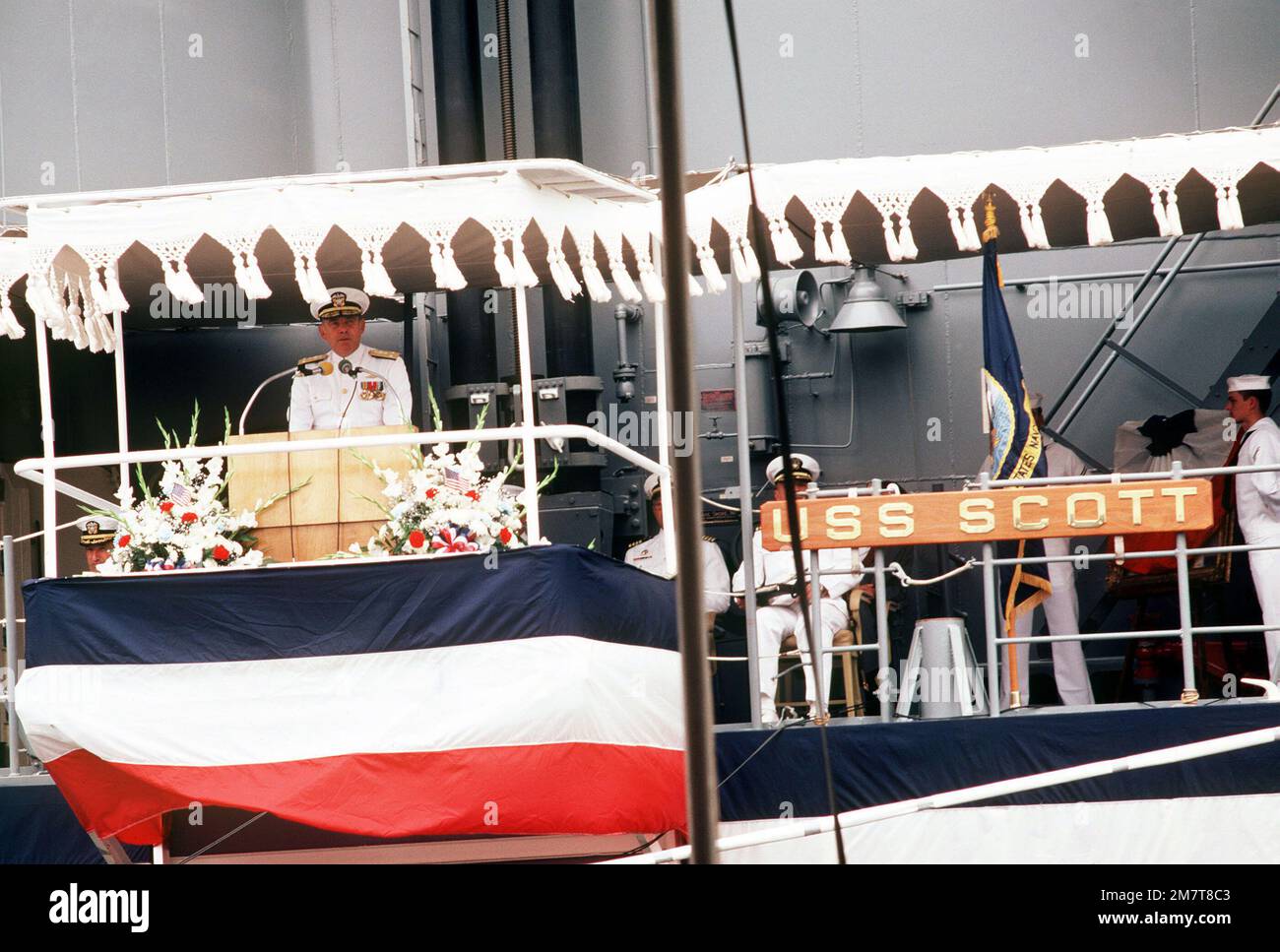 Vice Admiral Robert R. Monroe, director of Research, Development, Test ...