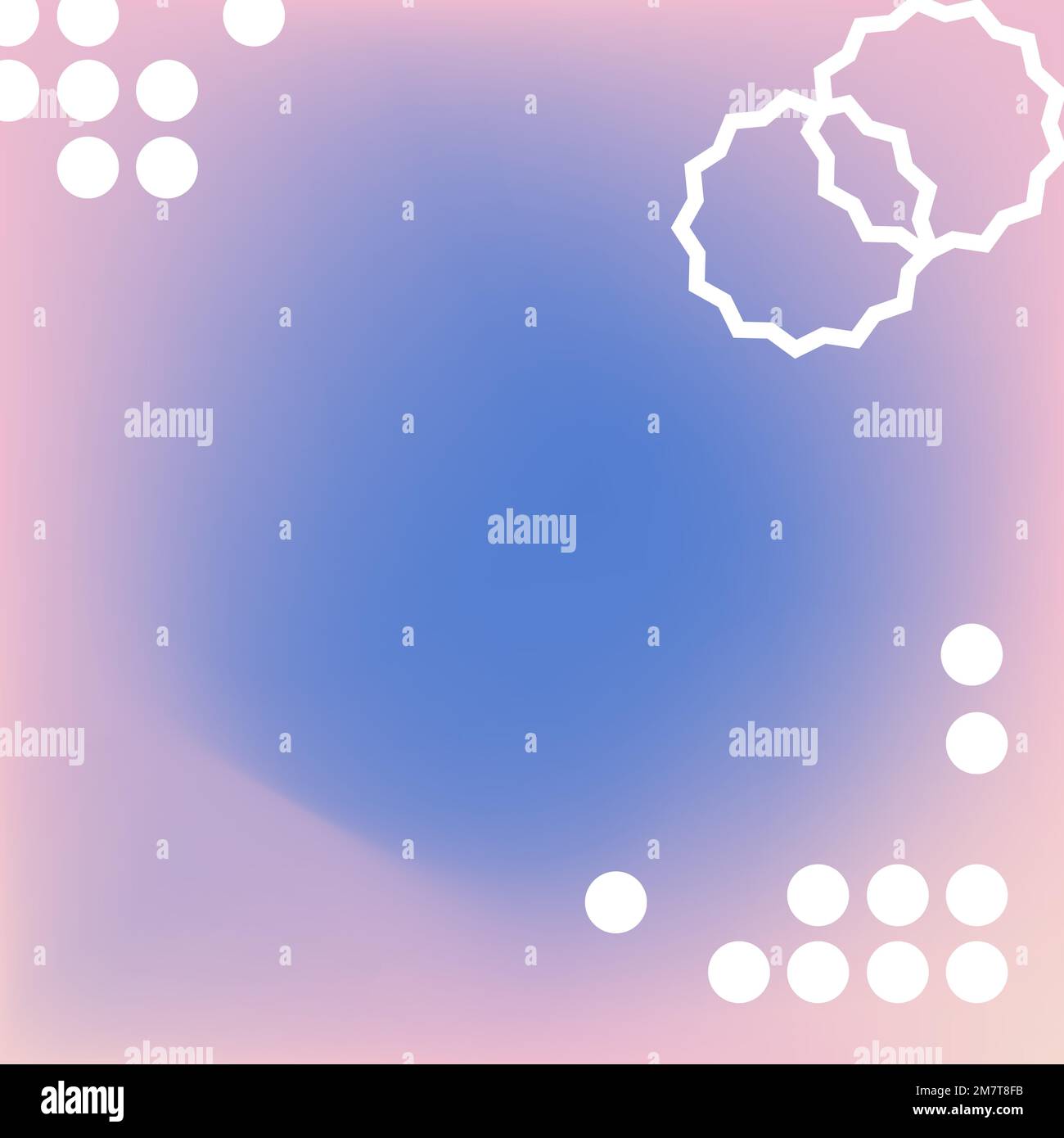 Blue gradient background vector in abstract memphis style with funky ...