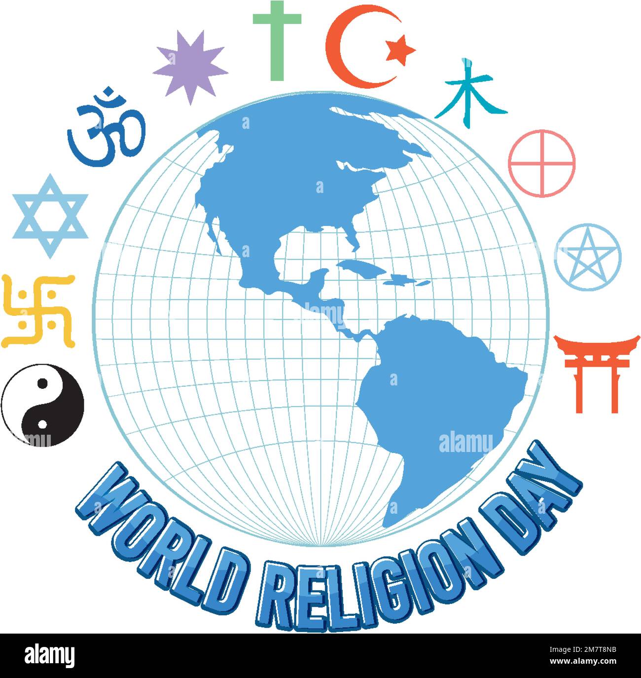 World religion day banner design illustration Stock Vector Image & Art ...