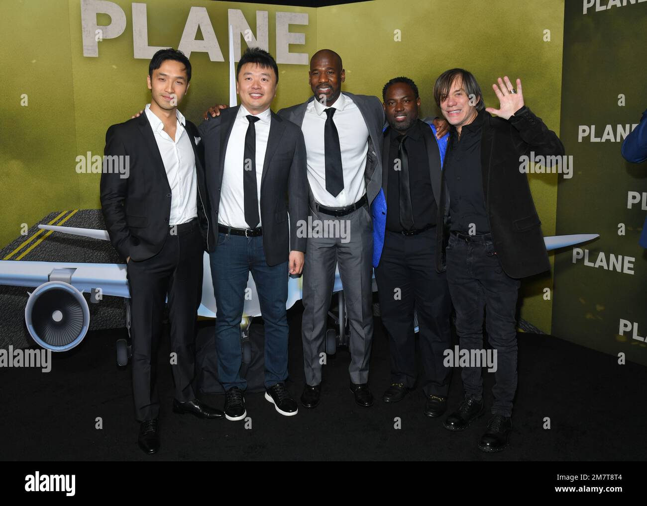 Yoson An, Tim Lee, Remi Adeleke, Osita Onugha and Alan Siegel Stock ...