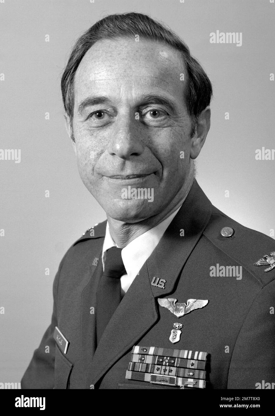 COL Nicholas C. Nicholas, USAF (uncovered). Country: Unknown Stock ...