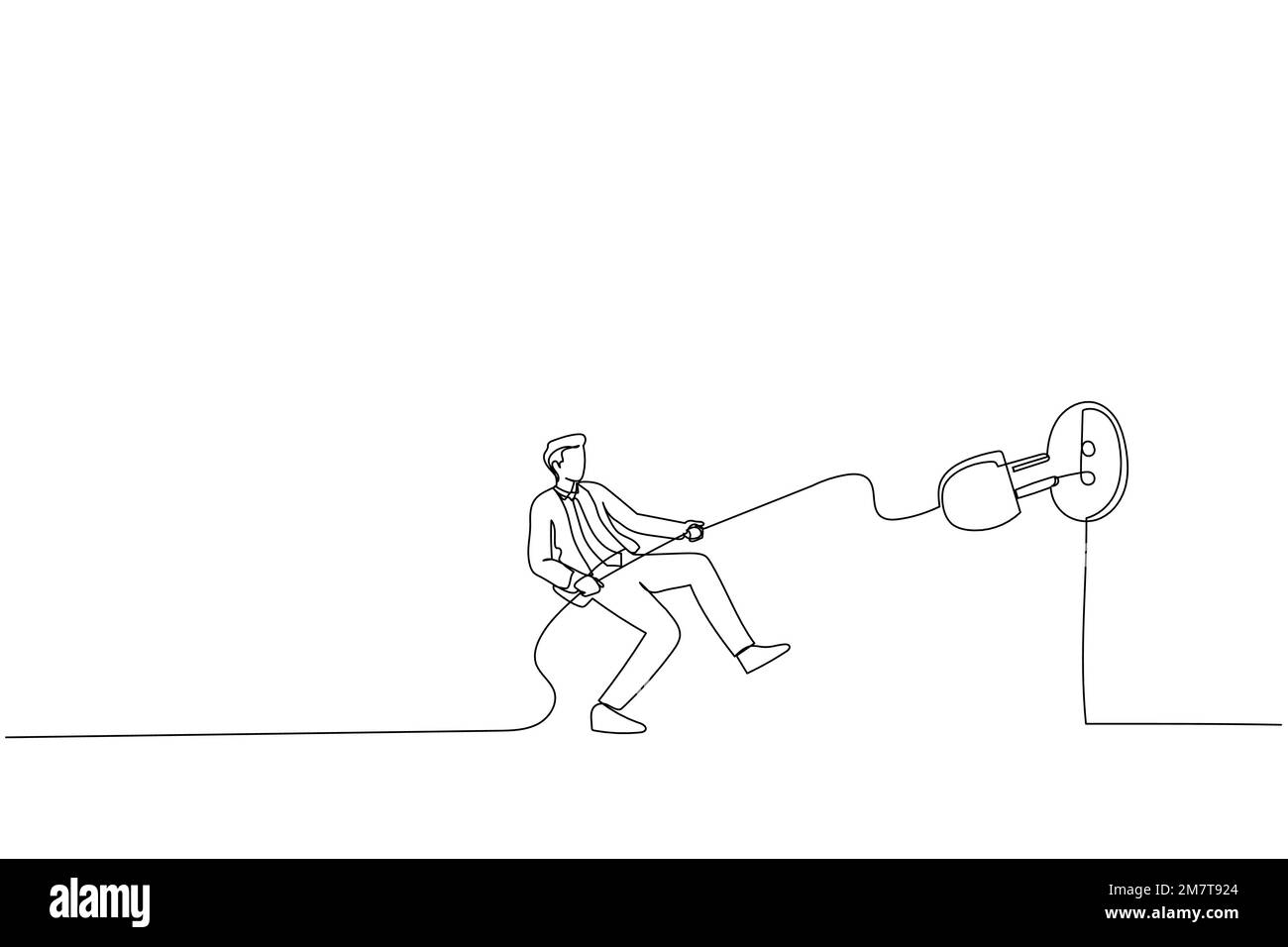 Pulling the plug hi-res stock photography and images - Alamy