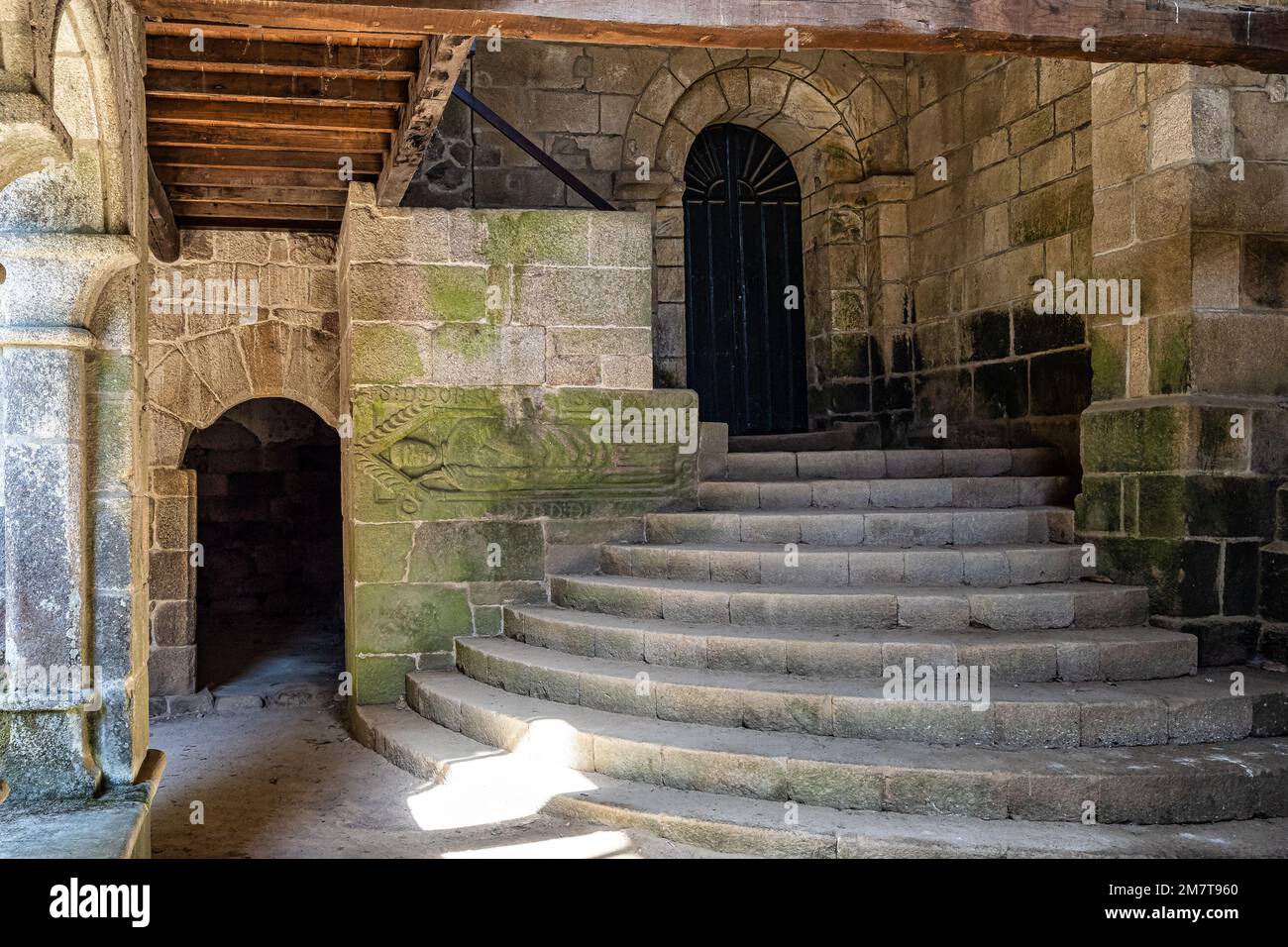 The romanesque gothic monastery of Santo Estevo de Ribas de Sil, now a ...