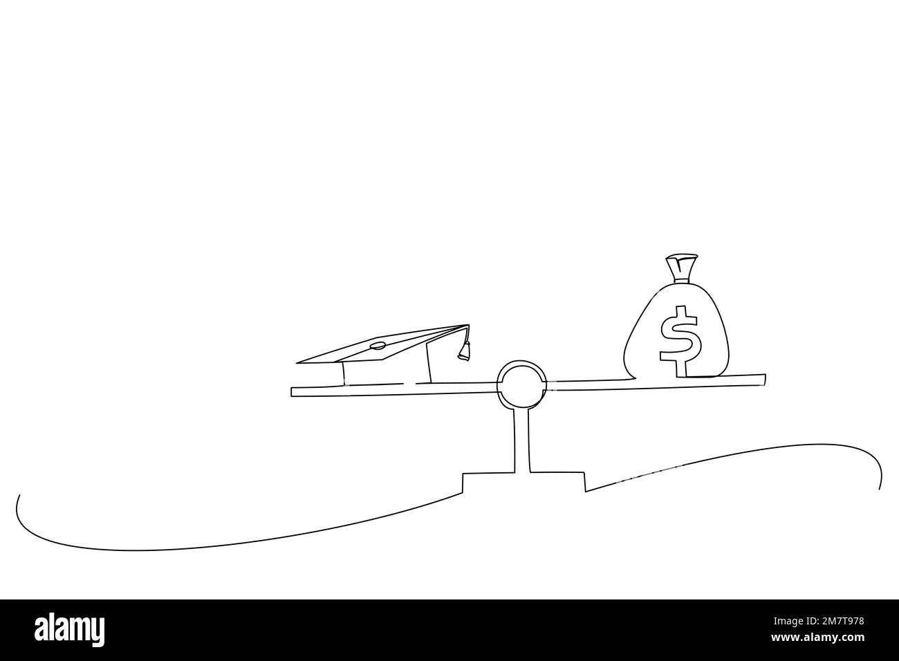 Cartoon of money cost saving for goal and success in school, education ...