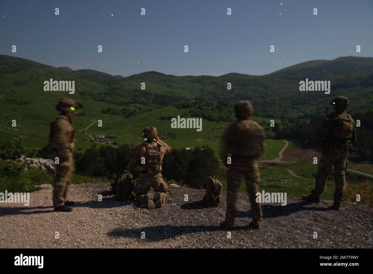 U.S.10th Special Forces Group Special Operations Forces (SOF) along ...