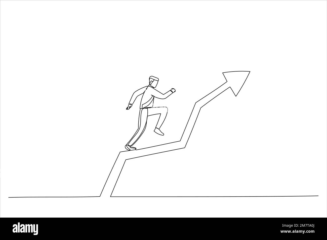 Cartoon of growth, balance, success, business opportunities concept ...