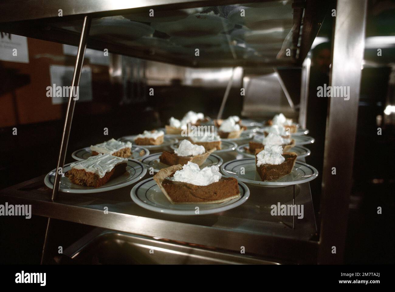 The dessert line in the crew mess aboard the nuclear-powered fleet ...