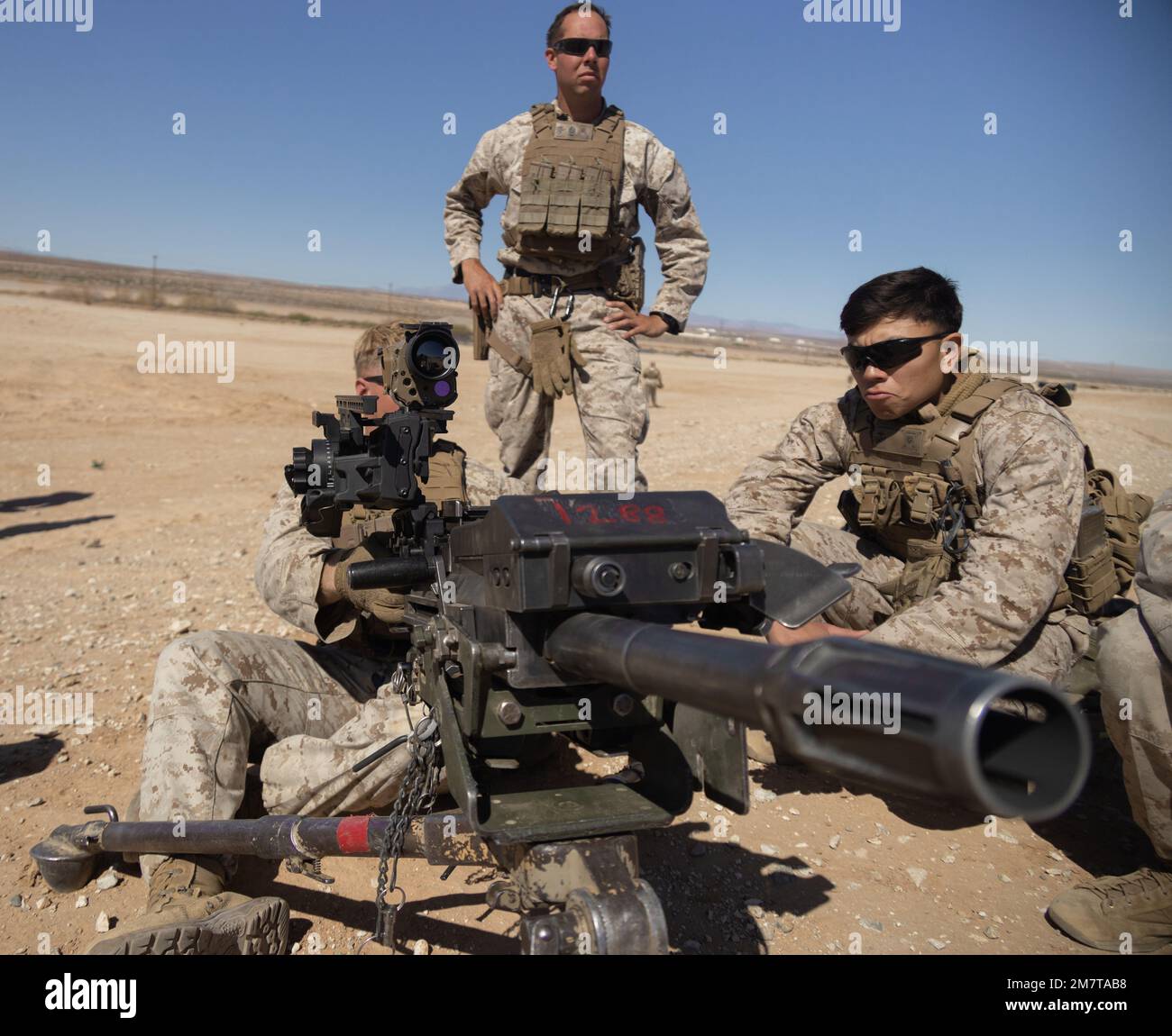 U.S. Marines with Charlie Company, 1st Battalion, 7th Marine Regiment ...