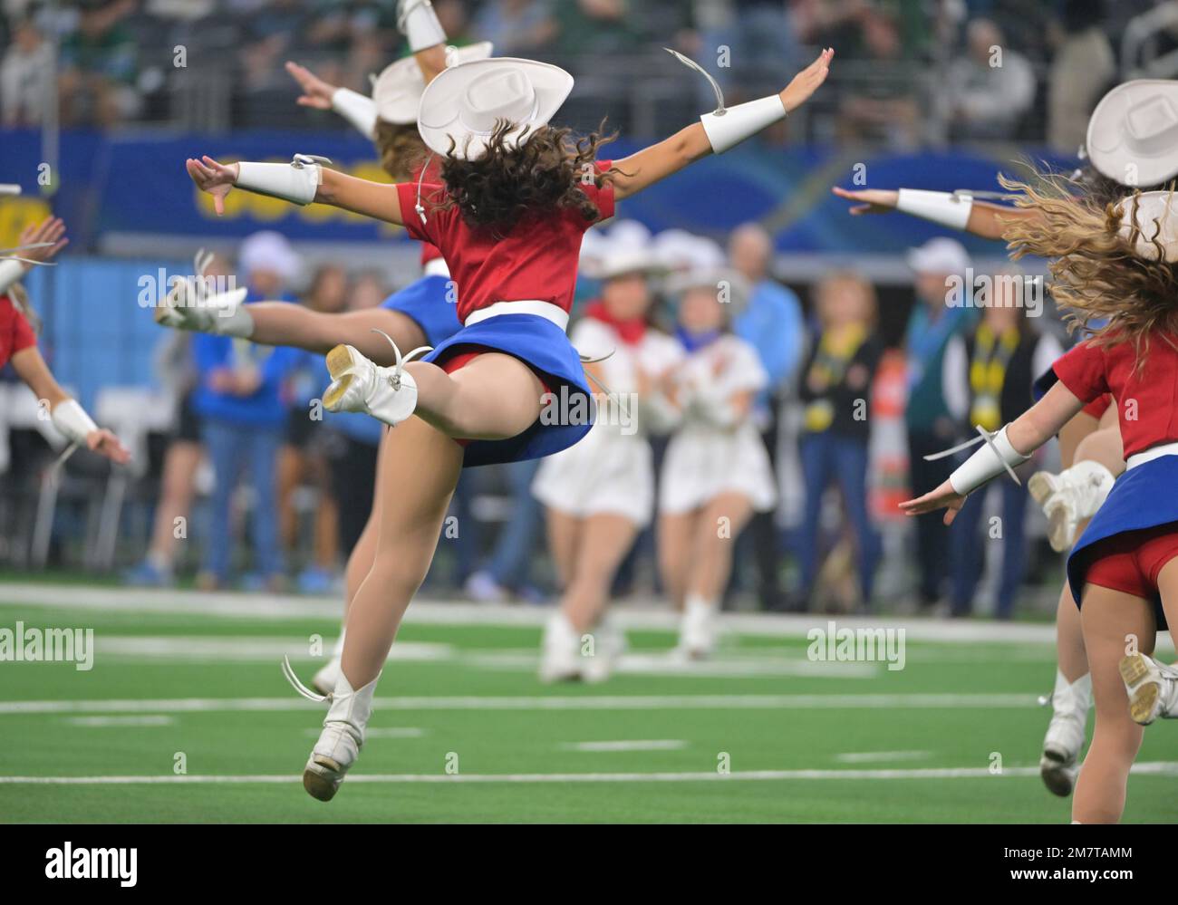 Arlington, Texas, USA. 2nd Jan, 2023. Kilgore Rangerettes before the ...