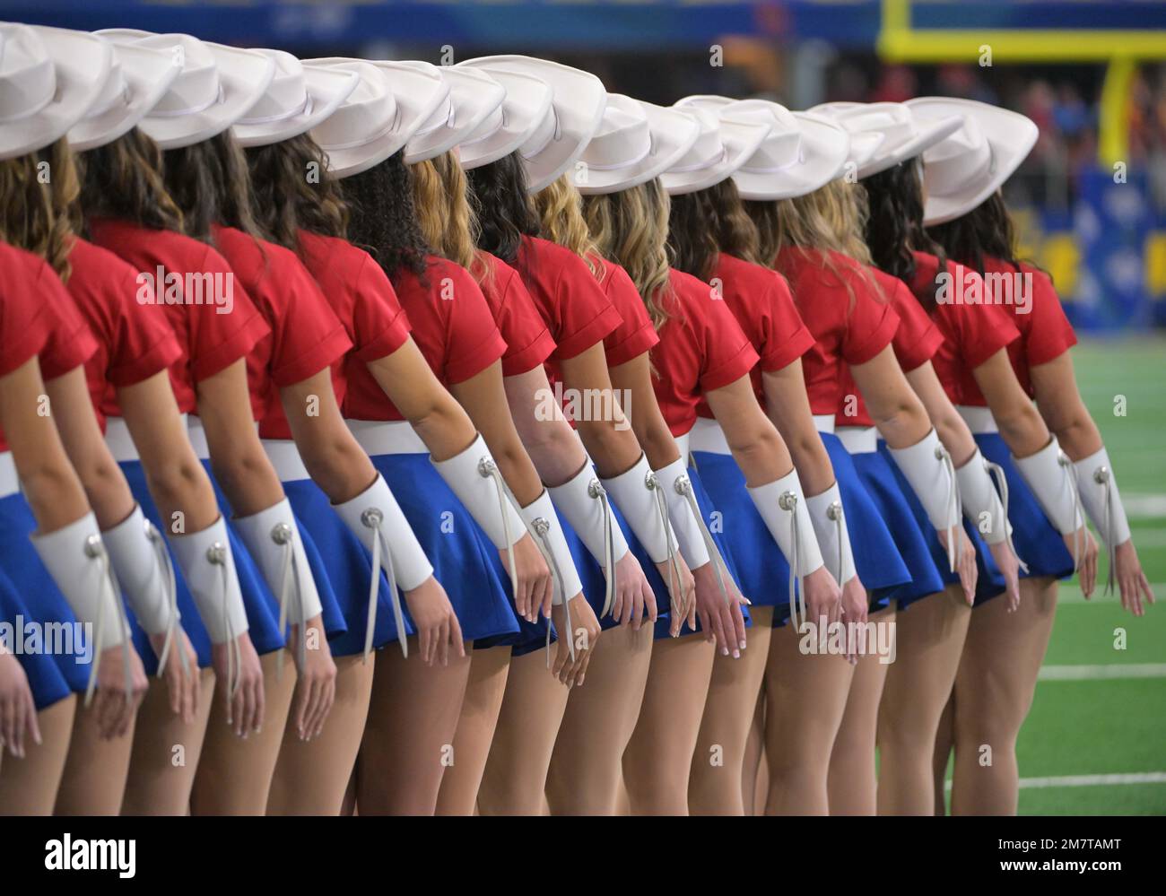 Arlington, Texas, USA. 2nd Jan, 2023. Kilgore Rangerettes before the ...