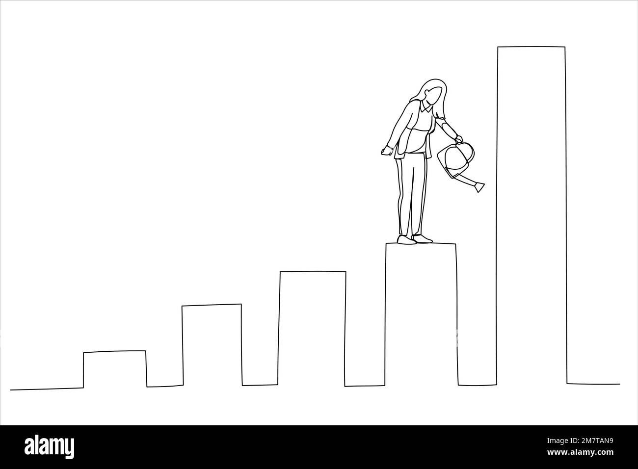 Grow graph hi-res stock photography and images - Alamy