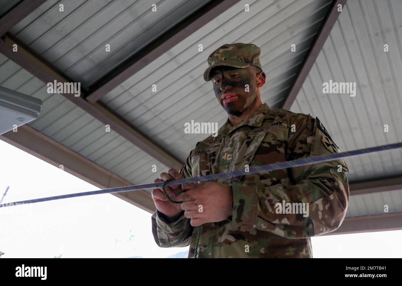 2nd Lt. Christopher Paley, assigned to Eighth Army's Headquarters and ...