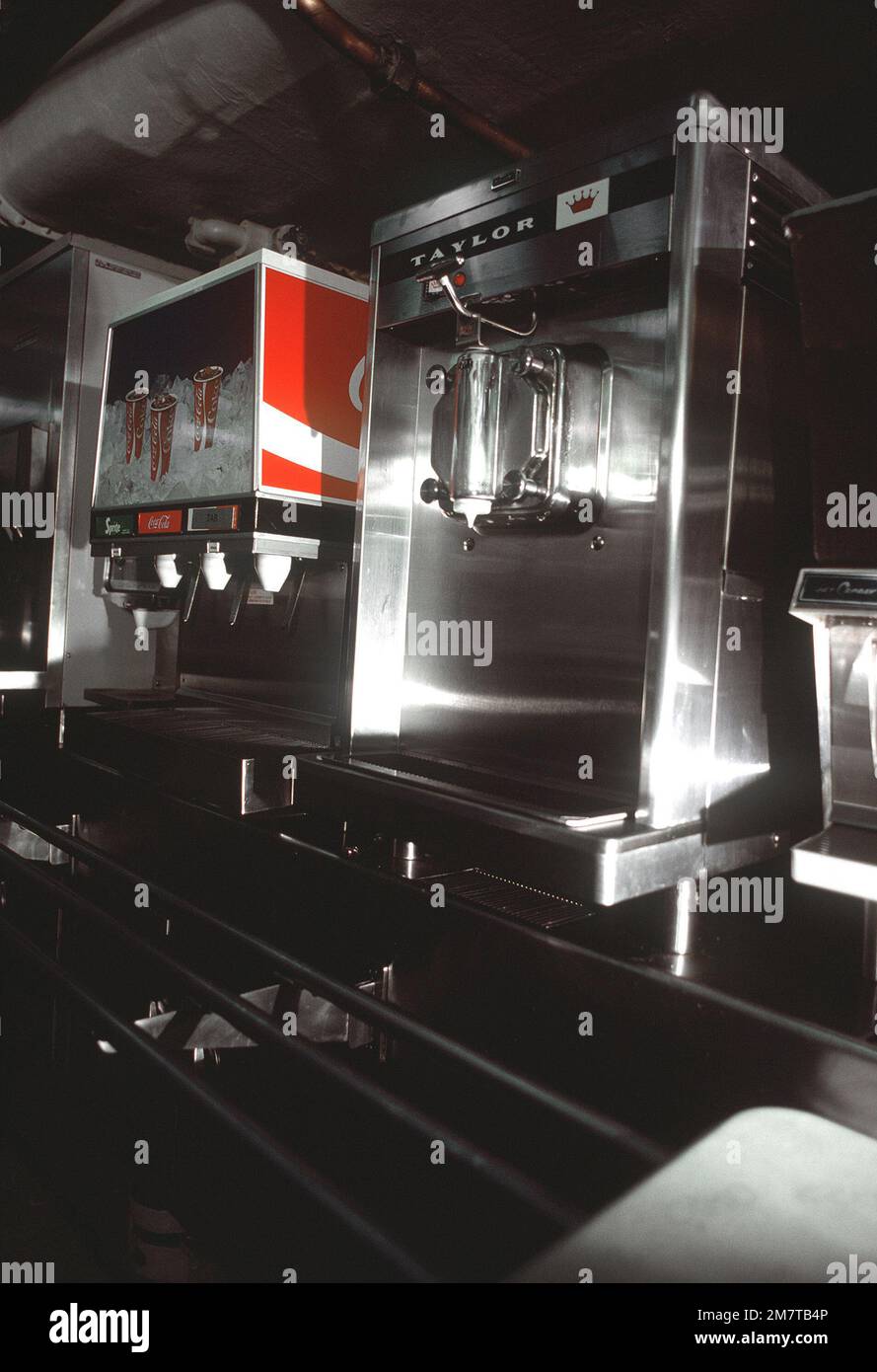 The drink machines in the crew mess aboard the nuclear-powered fleet ...
